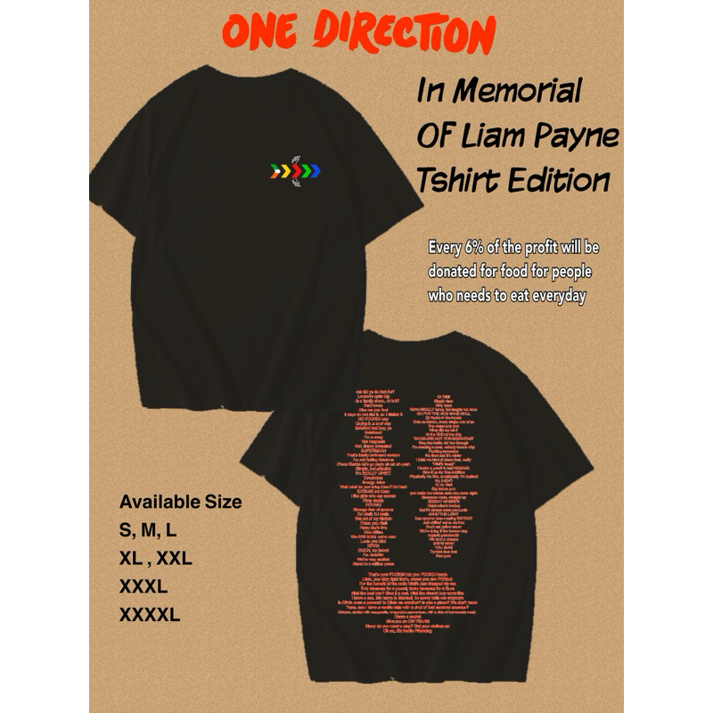 Jual One Direction Special Memorial Of Liam Payne Tshirt | Shopee Indonesia