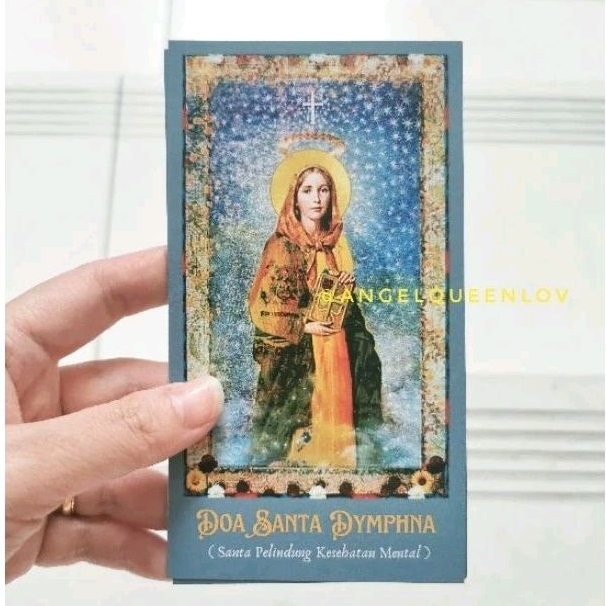 Jual Lembar Doa Santa Dymphna (Santa Pelindung Kesehatan Mental ...