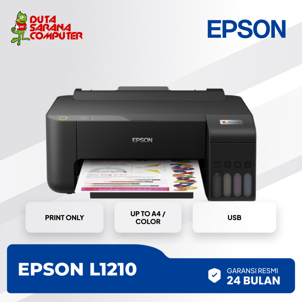 Jual Printer Epson EcoTank L 1210 L-1210 L1210 Pengganti Epson L1110 ...