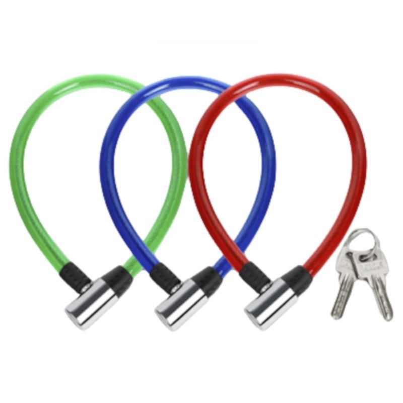 Jual Kunci Gembok Sepeda Bicycle Lock / Selang Kawat Pengaman Sepeda ...