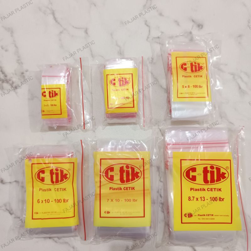 Jual Plastik Cetik - Plastik Klip Ctik - Plastik Ziplock - Plastik Obat ...