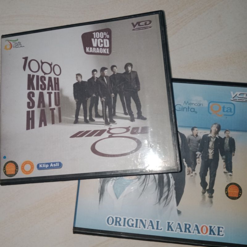 Jual VCD KARAOKE JADUL UNGU 1000 KISAH SATU HATI + QTA BAND MENCARI CINTA | Shopee Indonesia
