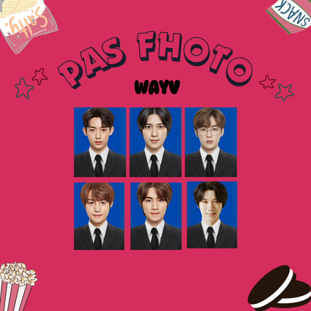 Jual PAS FOTO WAYV 3x4 (Harga 4PCS) ID PHOTO KPOP IDOL (PO BACA ...