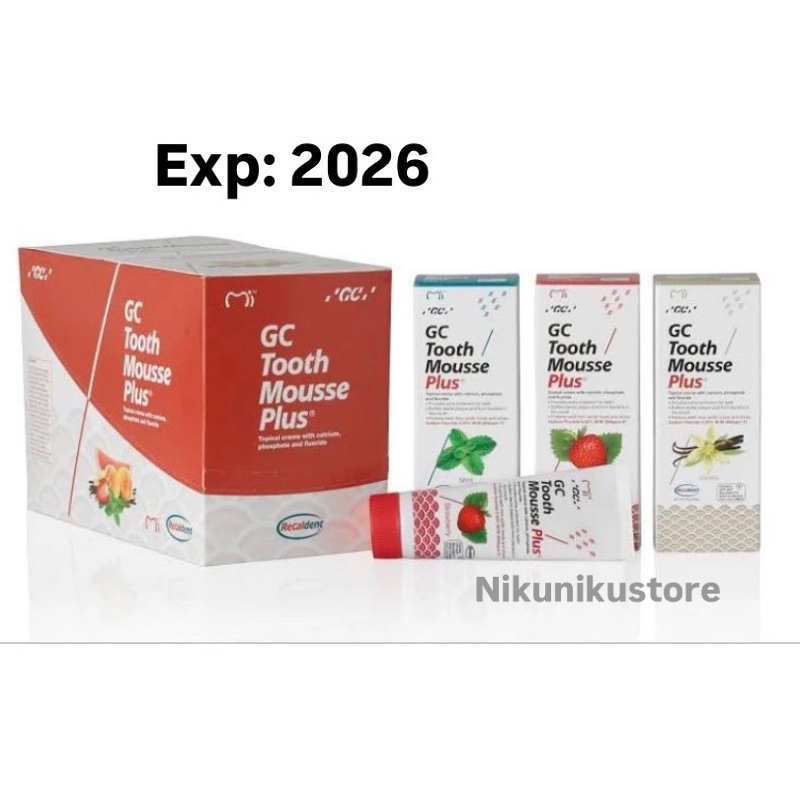 Jual GC TOOTH MOUSSE PLUS Original 6th-DEWASA Vitamin Gigi | Shopee Indonesia