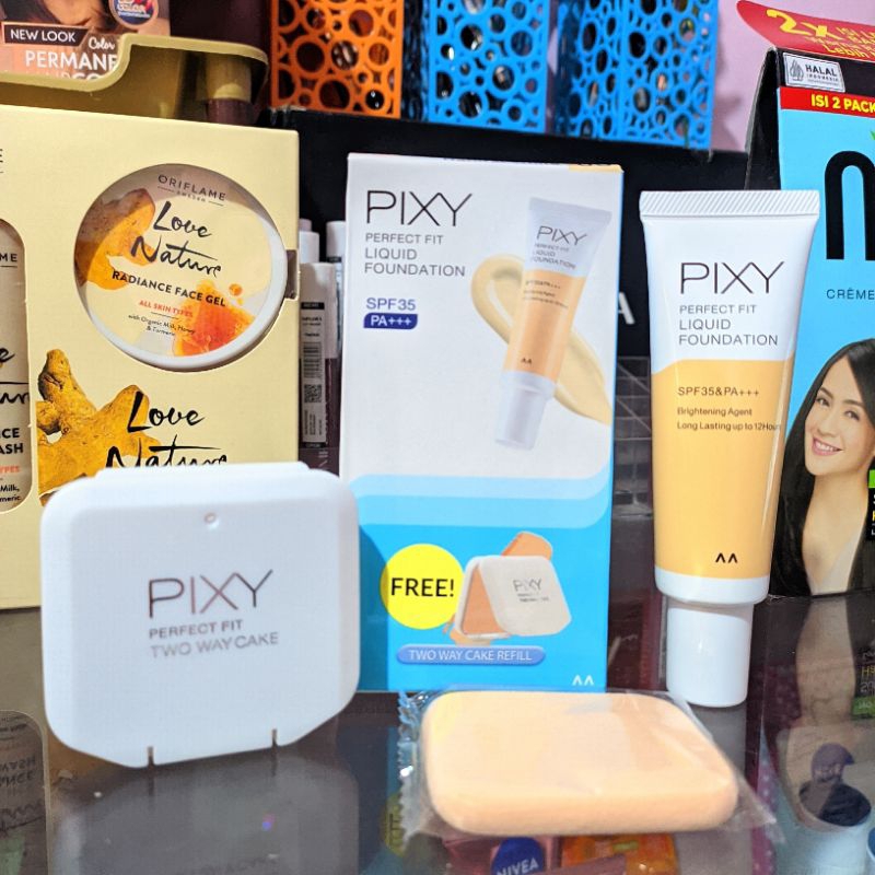 Jual 𝐏𝐀𝐊𝐄𝐓 𝐏𝐈𝐗𝐘 𝐅𝐎𝐔𝐍𝐃𝐀𝐓𝐈𝐎𝐍 + 𝐁𝐄𝐃𝐀𝐊 | Shopee Indonesia