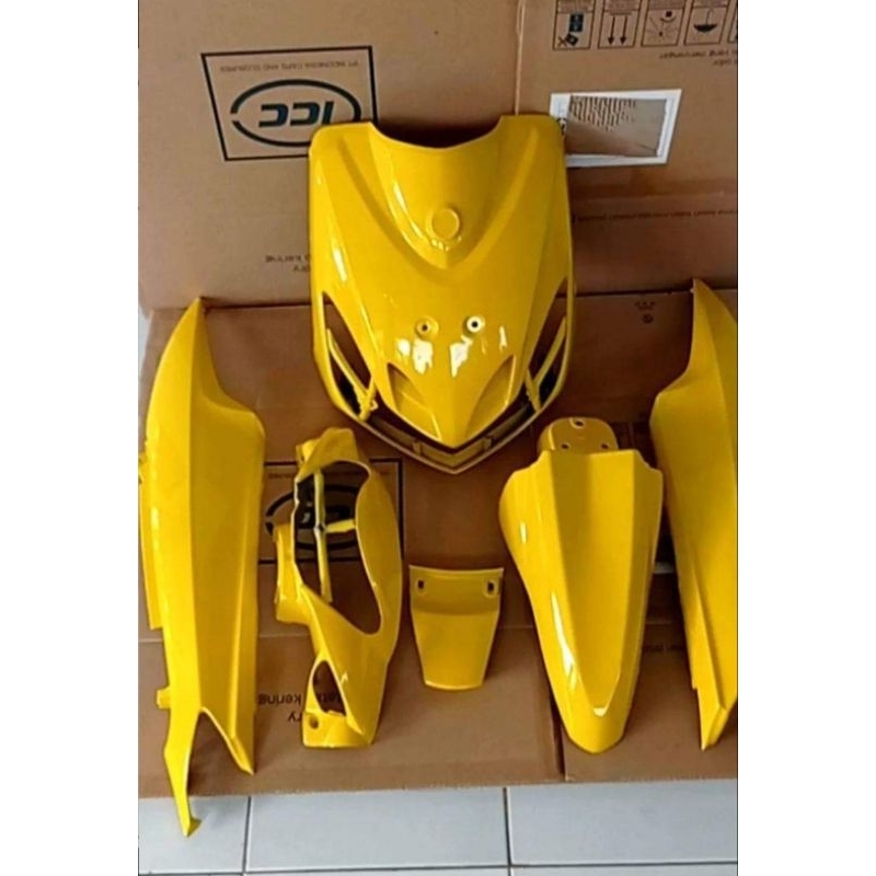 Jual Fullset Full Body Halus Yamaha Mio Smile Warna Custom Kuning ...
