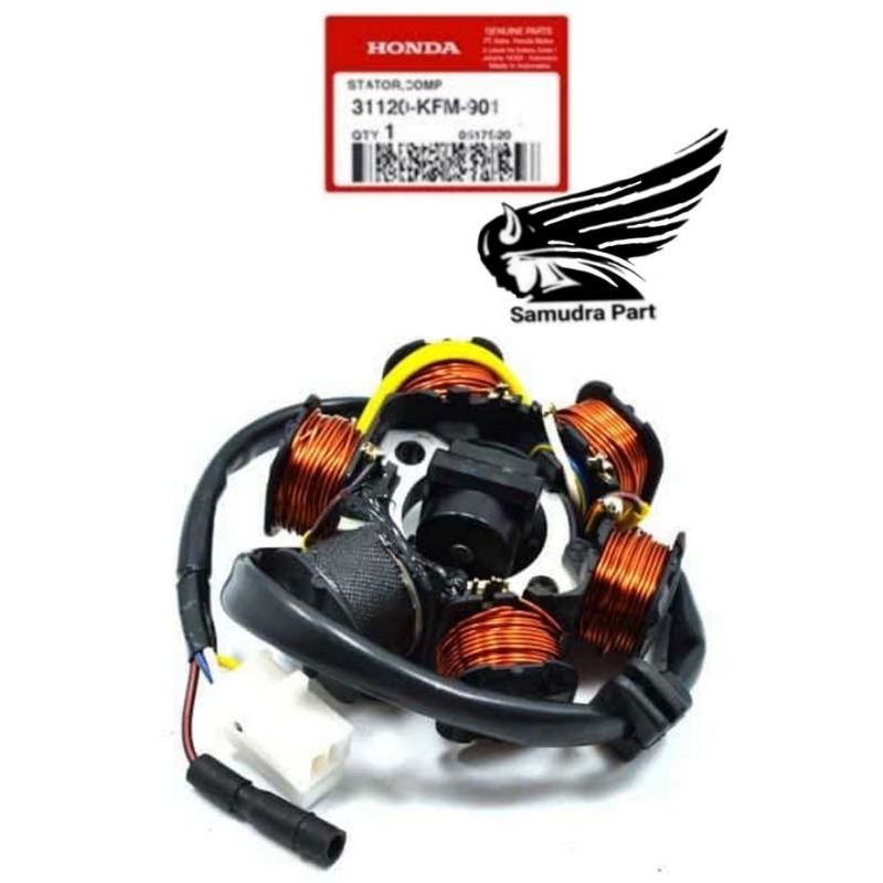 Jual Spul Spull stator comp Legenda Supra Fit lama original 31120KFM901 | Shopee Indonesia