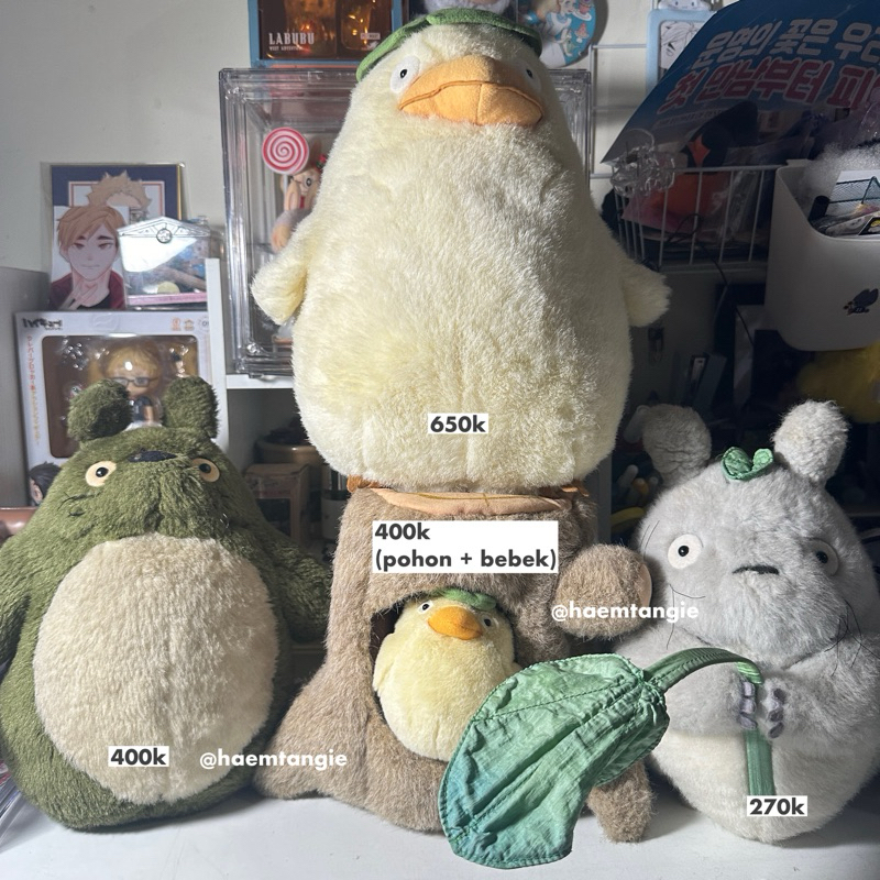 Jual doll boneka plush ghibli studio totoro sun arrow pohon tree bebek ...