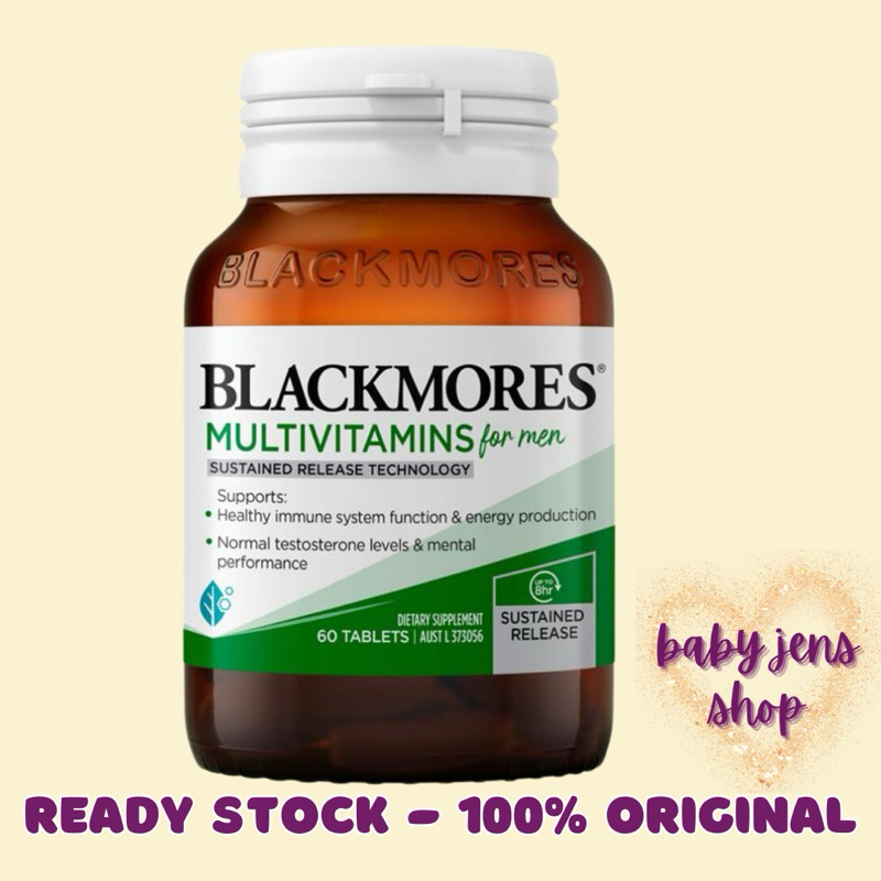 Jual Blackmores Multivitamins For Men Sustained Release 60 Tablets Vitamin dan Mineral Untuk ...