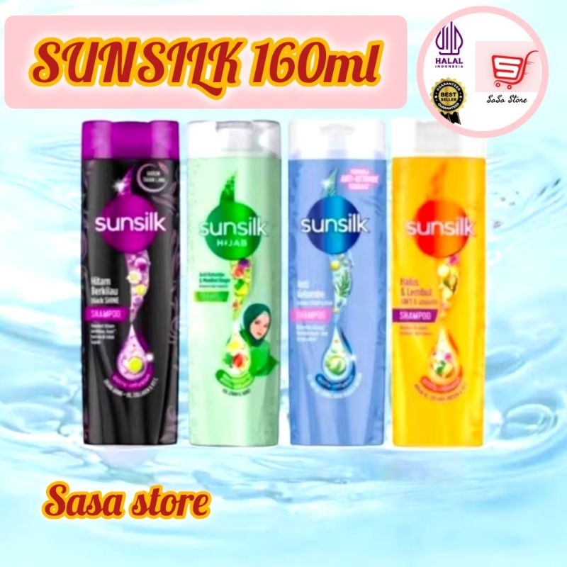 Jual SUNSILK SOFT & SMOOTH | BLACK SHINE I ANTI KETOMBE 160ML | Shopee ...