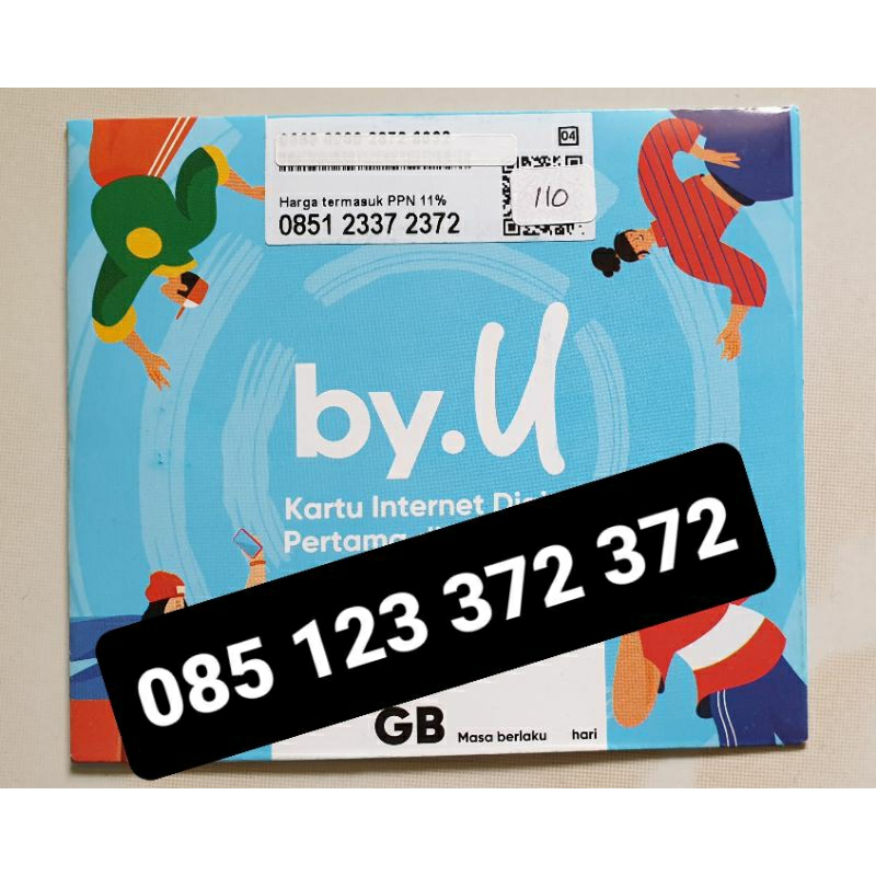Jual Nomor Cantik Telkomsel ByU seri abc abc 372 372 | Shopee Indonesia