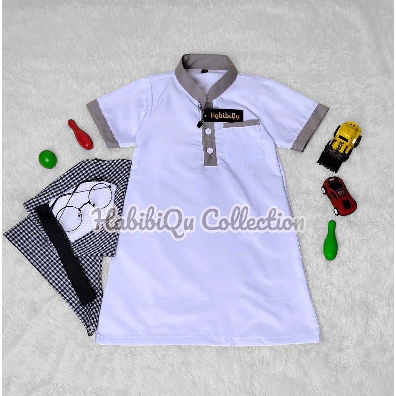 Jual BAJU GAMIS KOKO BAYI SET SORBAN 0-2 TAHUN JUBAH BAYI AQIQAH BAJU ...