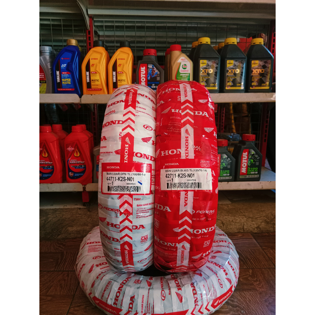 Jual BAN PCX 150,VARIO 160 Federal 100/80-14 & 120/70-14 AHM K2S Ban ...