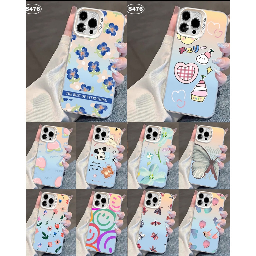 Jual case handphone aestetic untuk oppo,vivo,samsung,dll (untuk tipe hp ...