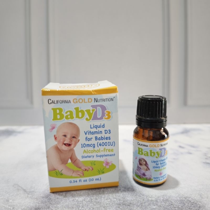 Jual California Gold Nutrition Baby Vitamin D3 400IU | Shopee Indonesia