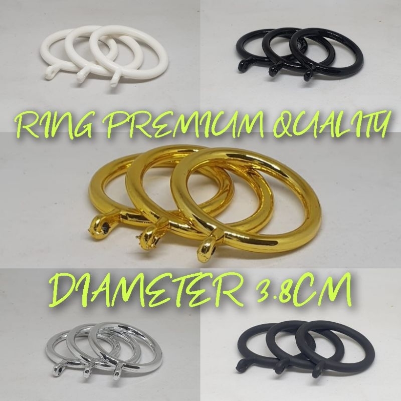 Jual Ring pipa gorden JUMBO cantolan hordeng cincin gordyn | Shopee ...