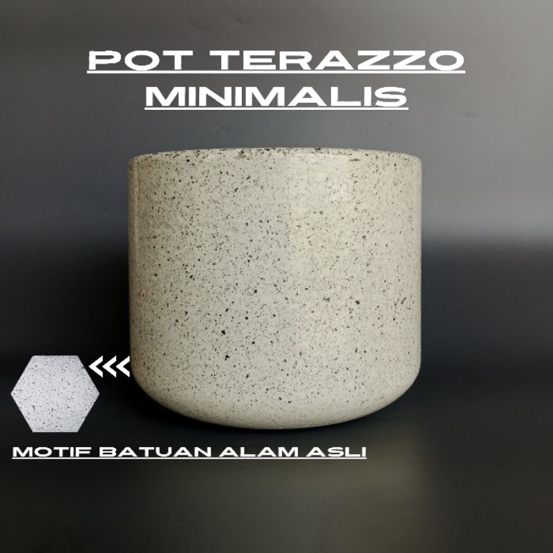 Jual Pot Teraso / Pot Semen / Pot Minimalis / Pot Kapsul / Pot 16 Cm ...