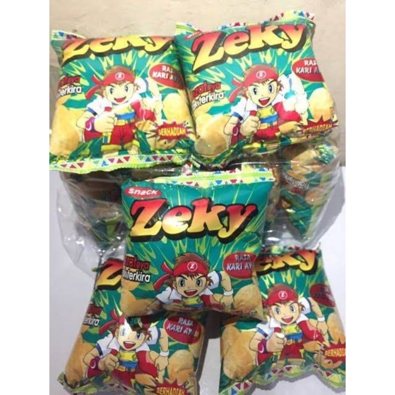 Jual Jajanan Jadul Chiki Zeky ( isi 10 pcs ) Berhadiah Didalamnya Jika ...