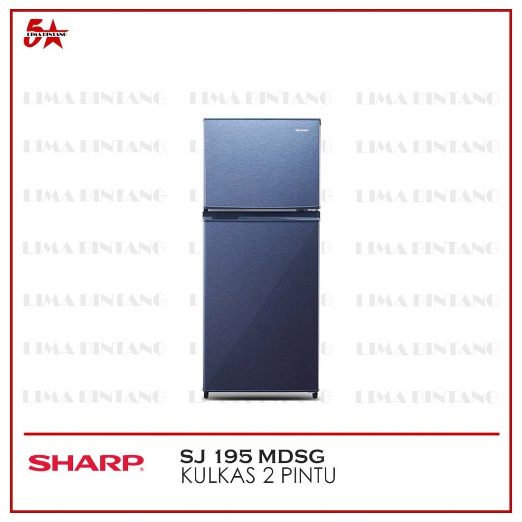 Jual KULKAS 2 PINTU SHARP SJ-195MD-SR/SG SJ195MD SR / SG SJ 195 MD [BDG ...