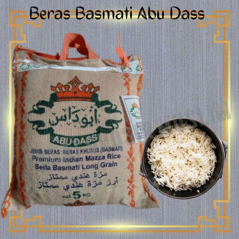 Jual Basmati Rice Abu Dass Termurah dan Premium Quality 5kilo Original ...