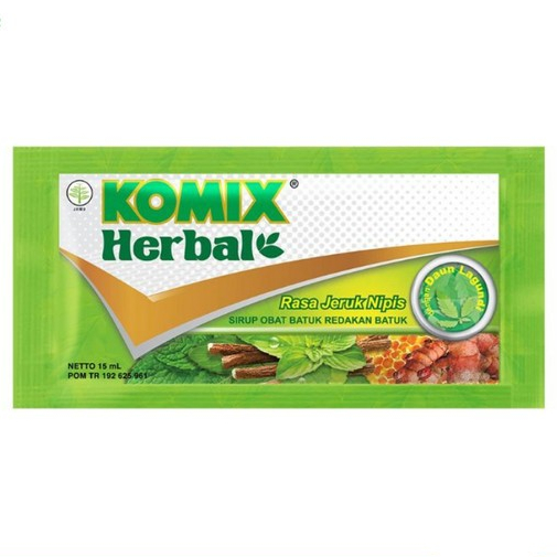 Jual Komix Herbal Jeruk Nipis Sachet @15 ml (Per Sachet) | Shopee Indonesia