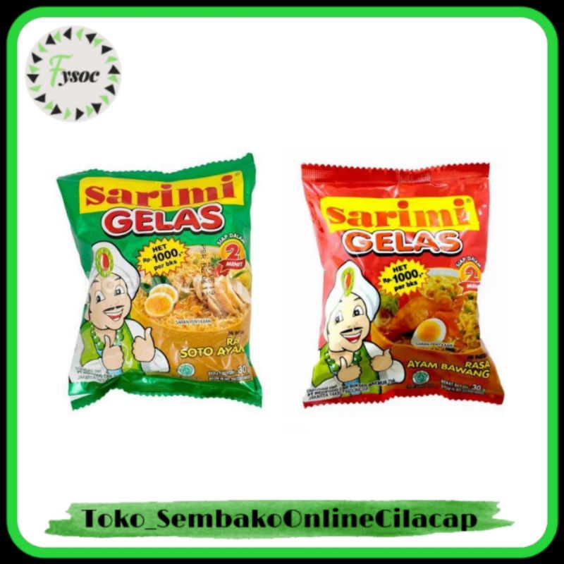 Jual SARIMI GELAS KEMASAN BARU 1 PCS | Shopee Indonesia