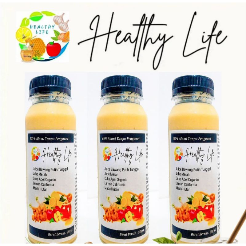 Jual Jus Bawang Putih Tunggal Jahe Merah Cuka Apel Organic Lemon ...