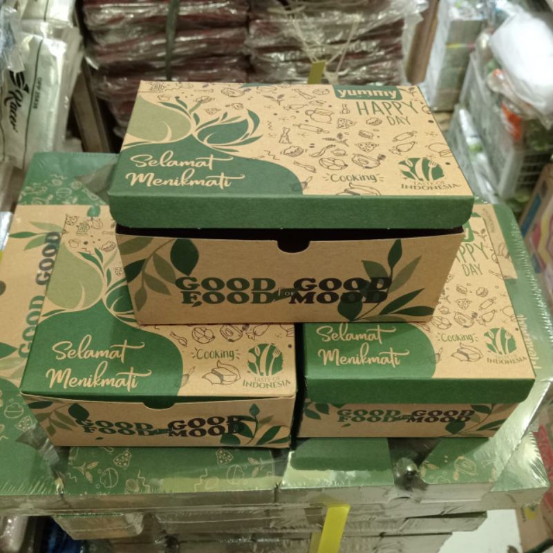 Jual (ISI 50 PCS) Dus Kue Snack /Dus Snack (12x12)(12x14)(12x16)Dus Kue ...