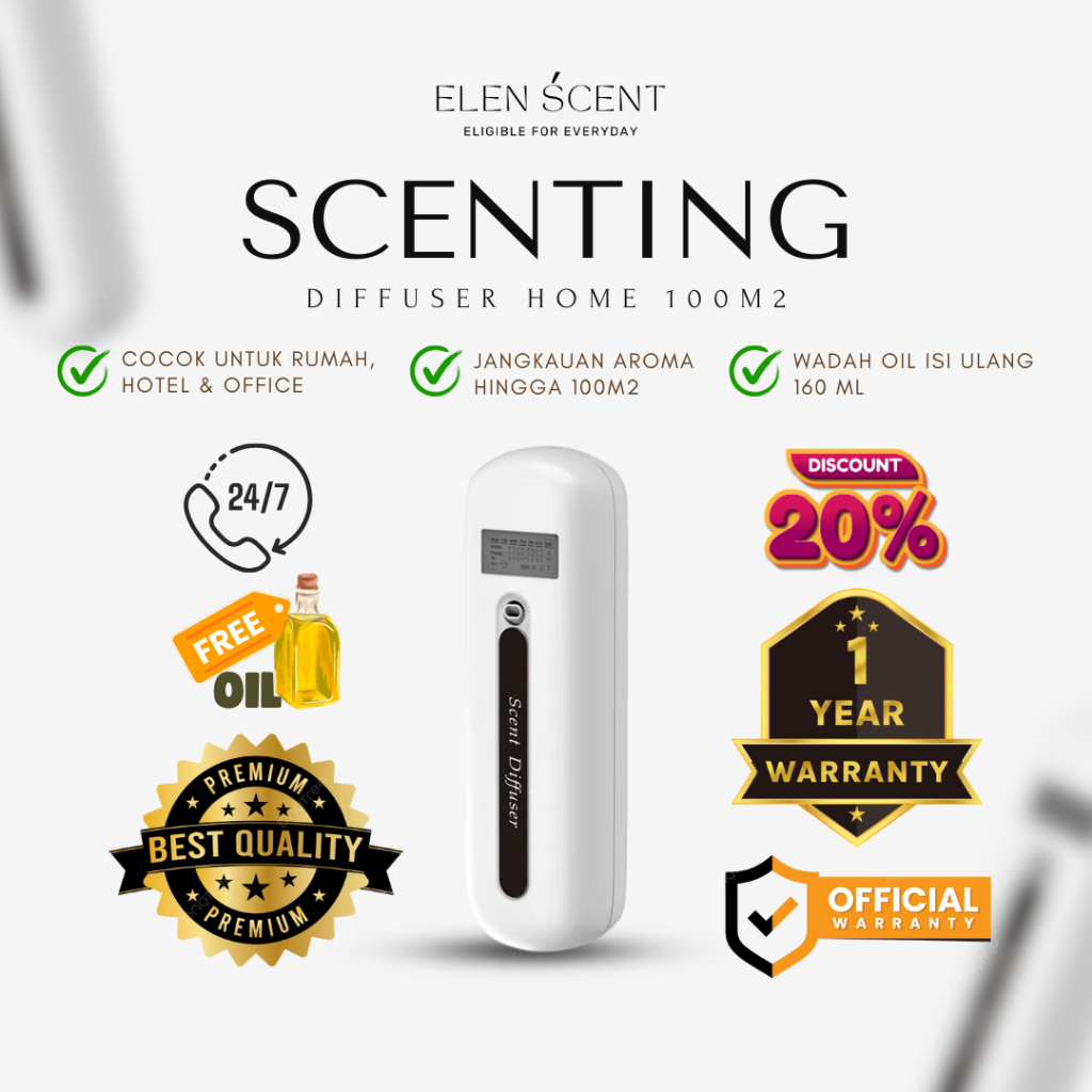 Jual Elenscent - Scenting Diffuser Home 100m3 Nempel Dinding ...
