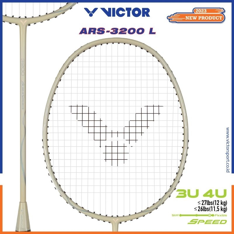 Jual Raket Badminton Victor AURASPEED 3200 ARS 3200 ARS-3200 Original | Shopee Indonesia