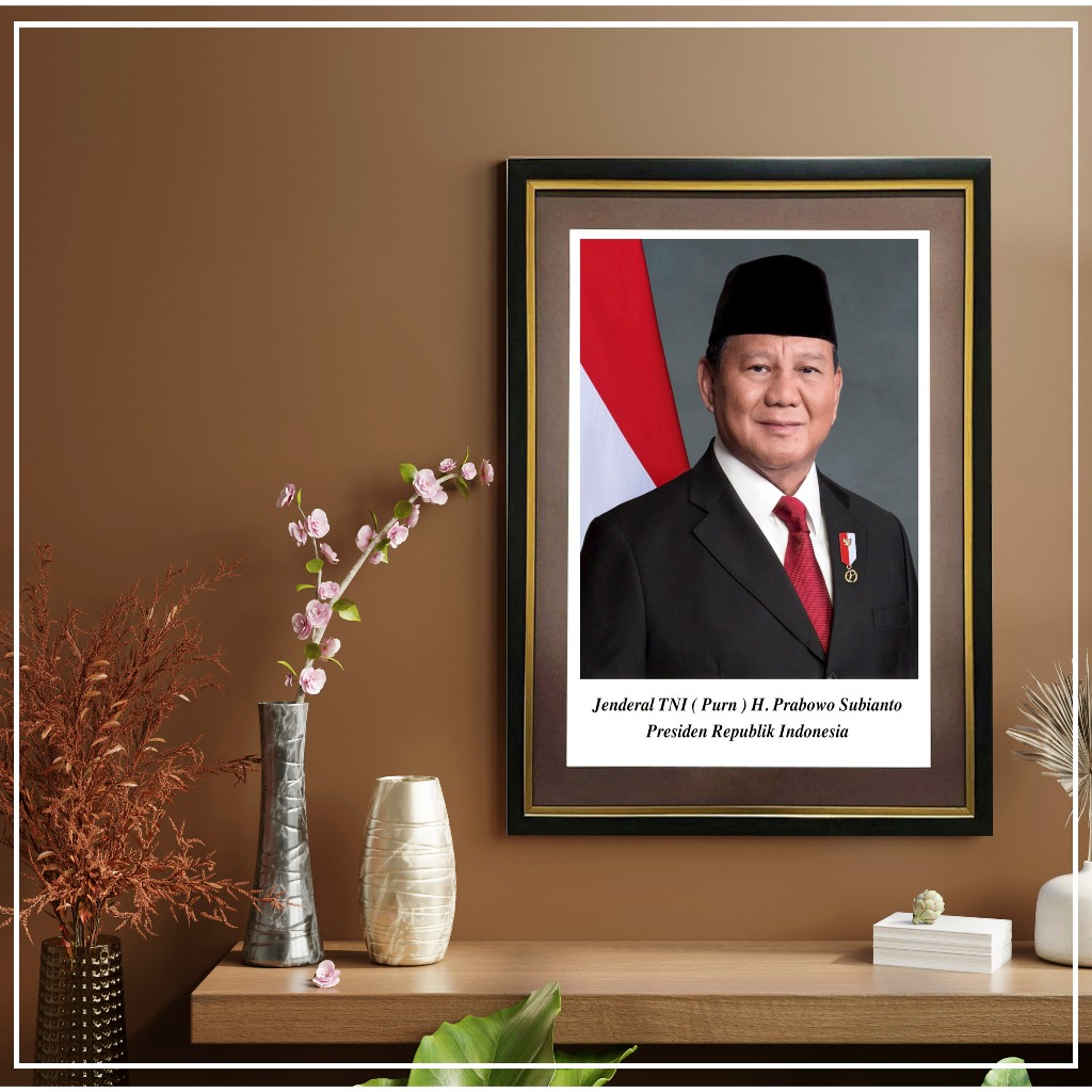 Jual Foto Presiden Dan Wakil Presaiden 30x45cm free cantolan | Shopee ...