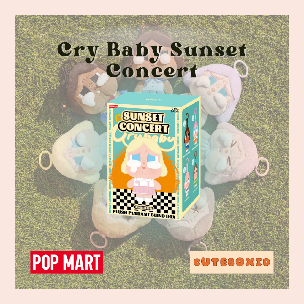 Jual [Ready-Stock] POP MART Cry Baby Sunset Concert Plush | @cuteboxid ...