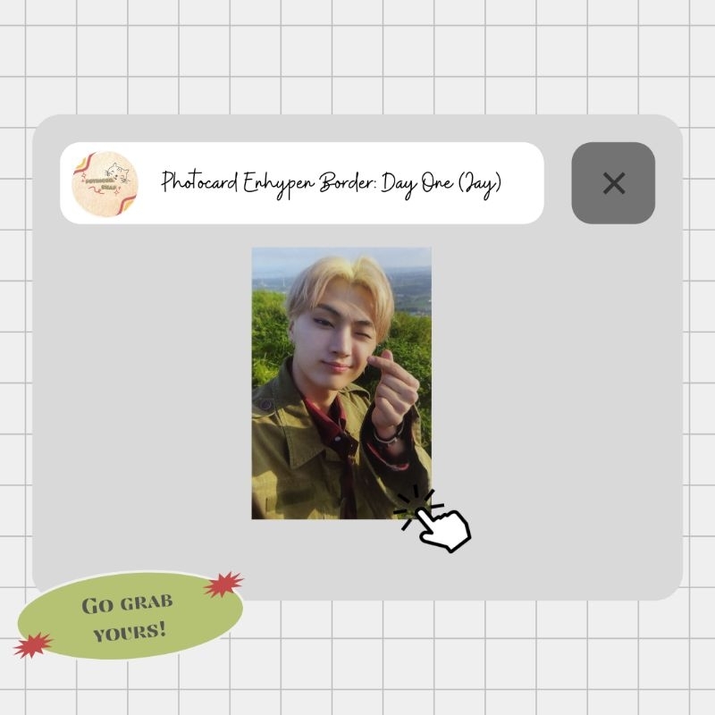 Jual Pc Enhypen Jay Border: Day one Official | Shopee Indonesia