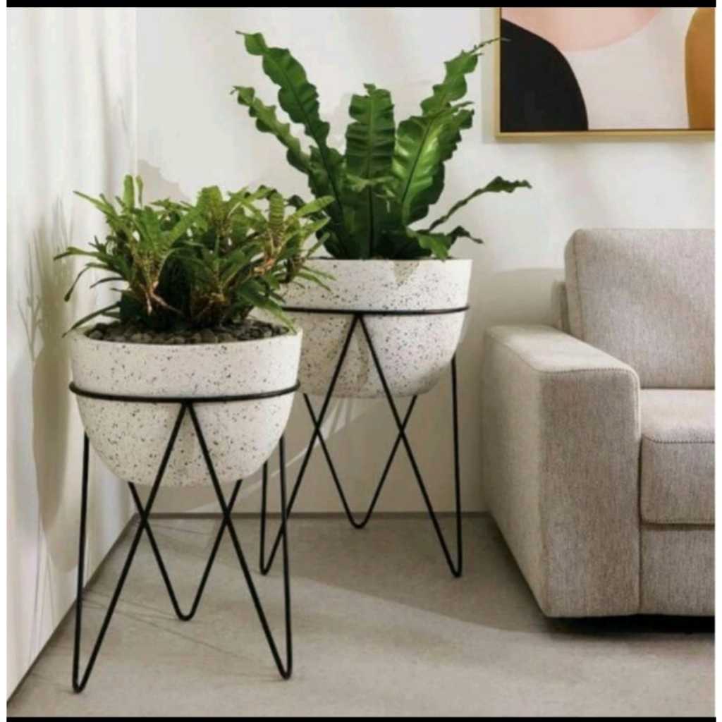 Jual Standing pot bunga bahan besi anti karat / Dudukan pot tanaman ...