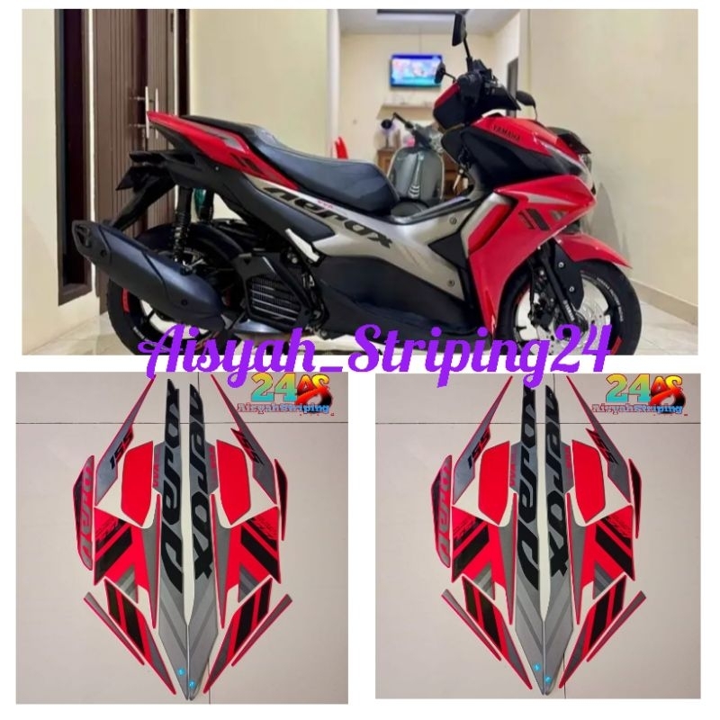 Jual STIKER STICKER STRIPING LIS LES POLET BODY MOTOR YAMAHA ALL NEW ...