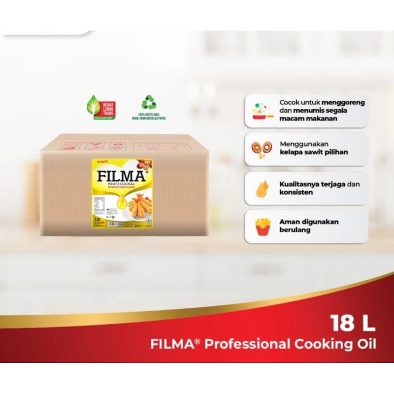Jual Filma Professional Minyak Goreng Kemasan 18L Bag In Box BIB ...