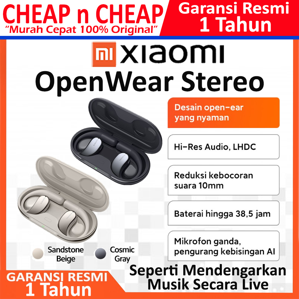 Jual Xiaomi OpenWear Stereo Earbuds - Mi Earbuds TWS Earphone Bluetooth ...
