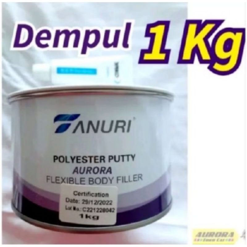 Jual Dempul Tanuri 1kg Polyester Putty Flexible Body Filler 1 Kilo ...