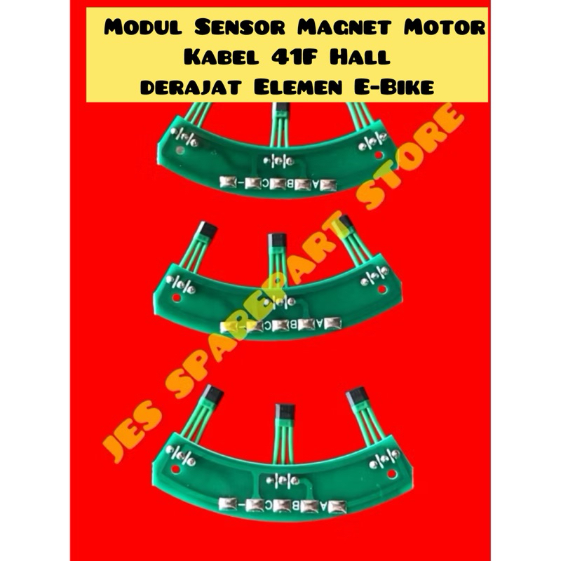 Jual Modul Sensor Magnet Motor Kabel 41F Hall derajat Elemen E-Bike ...