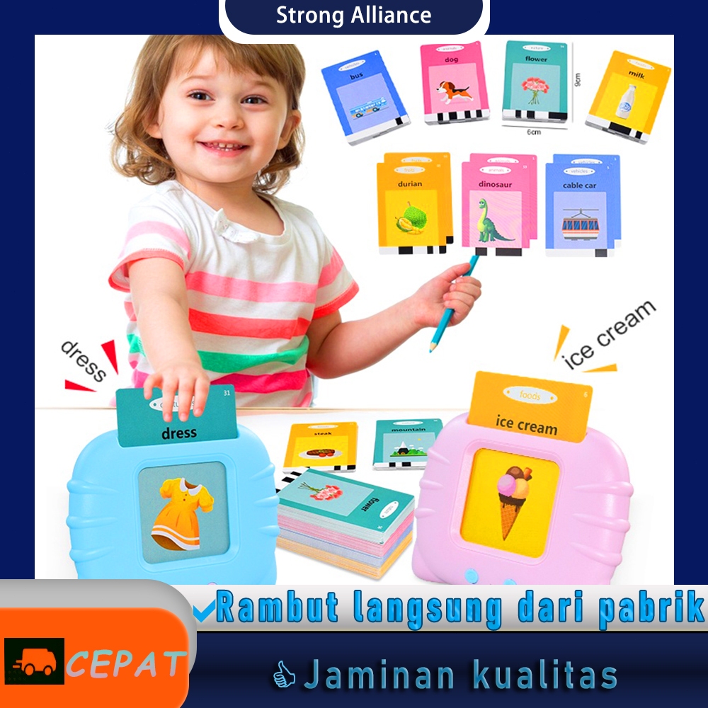 Jual Kartu Pembelajaran Berbicara Portabel Mesin Kartu Pembelajaran ...
