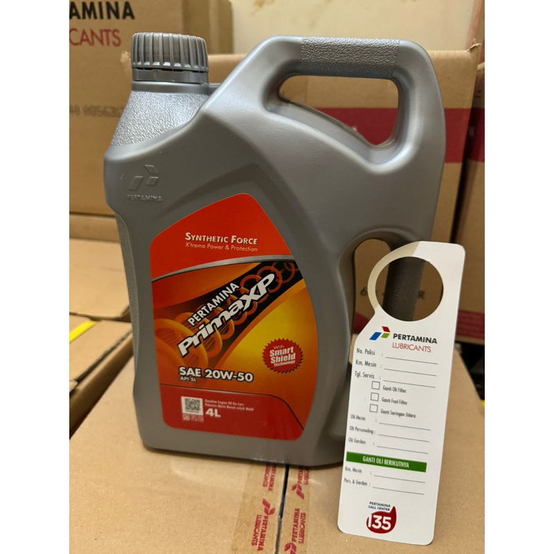 Jual Oli Pertamina Prima xp SAE 20w-50 4Liter oli asli/ori dari pabrik ...