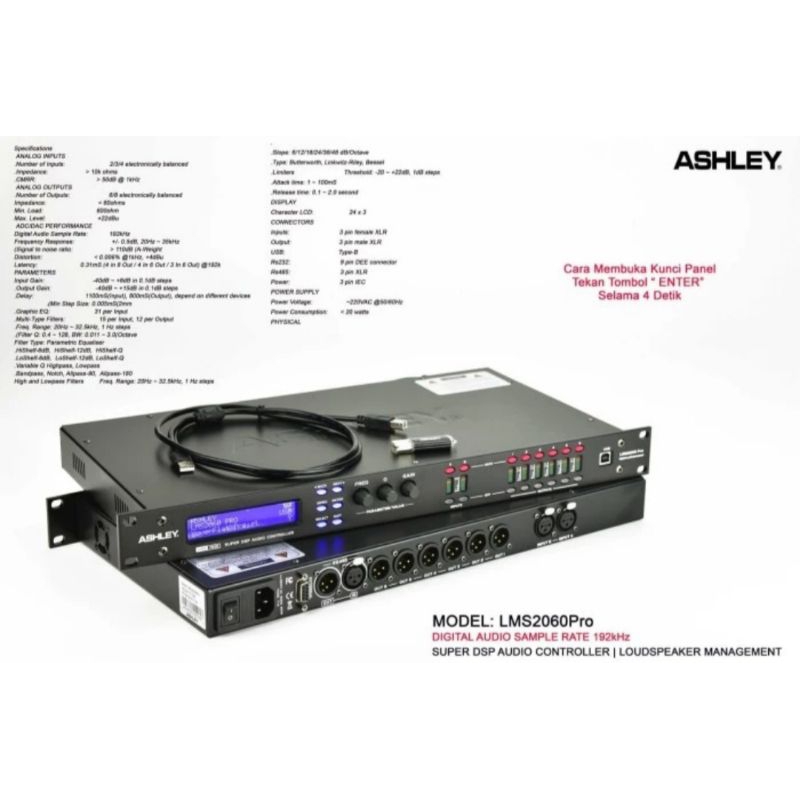 Jual Management Ashley LMS2060 PRO Original Digital Crossover ...