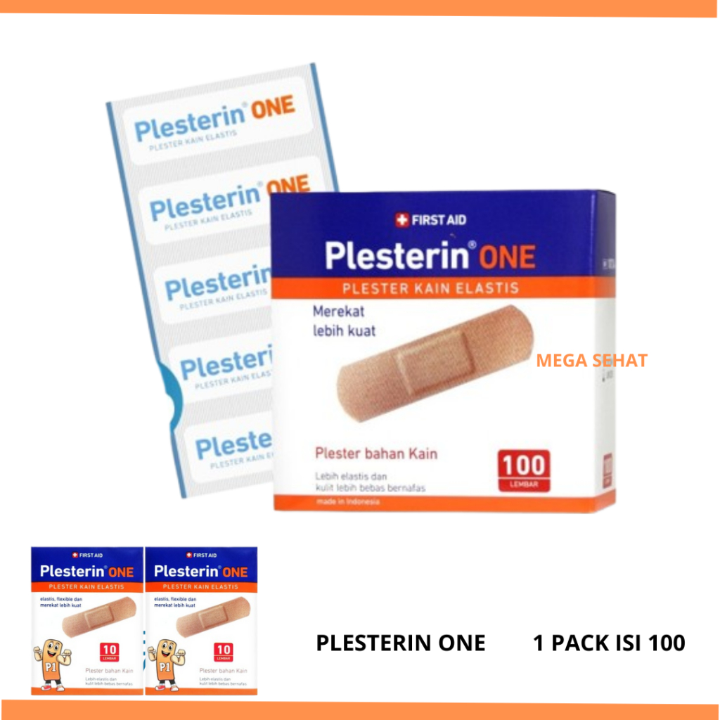 Jual Onemed Plesterin One Plaster Luka Kain Elastis isi 100 Pcs ...