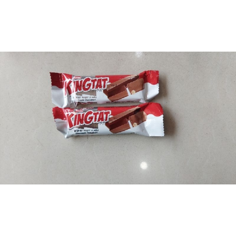 Jual Elvan Kingtat Crispy wafer fingers Hazelnut&Cocoa 18G Per pcs ...
