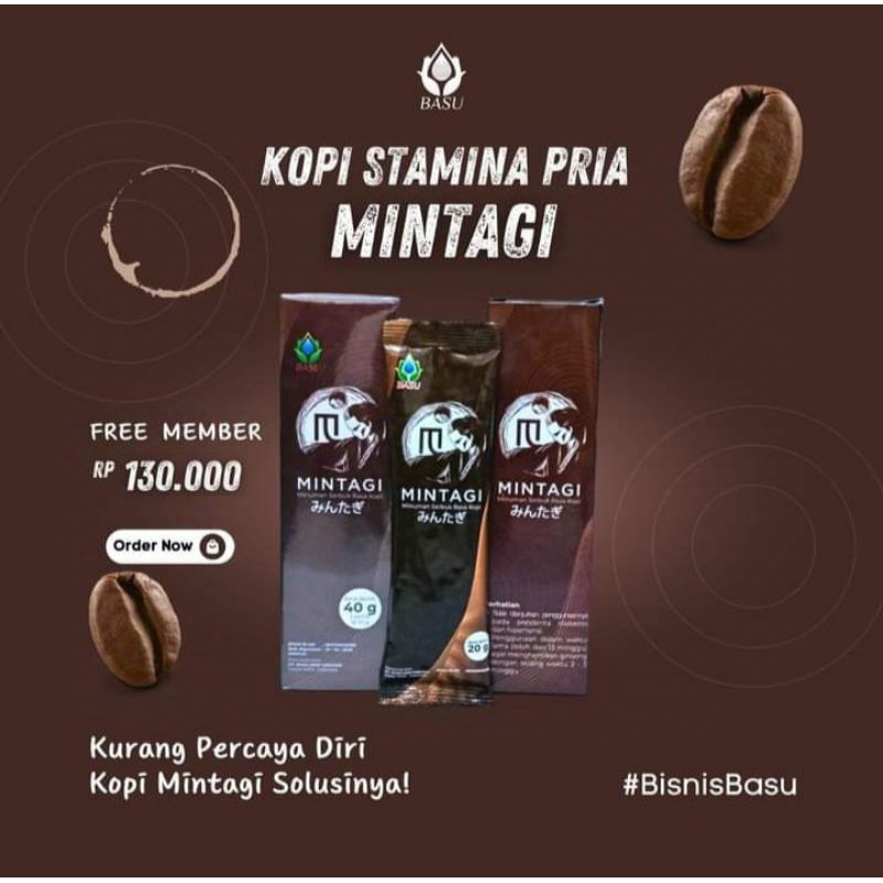 Jual BASU ORIGINAL 10000% mintagi (kopi stamina laki laki) | Shopee ...