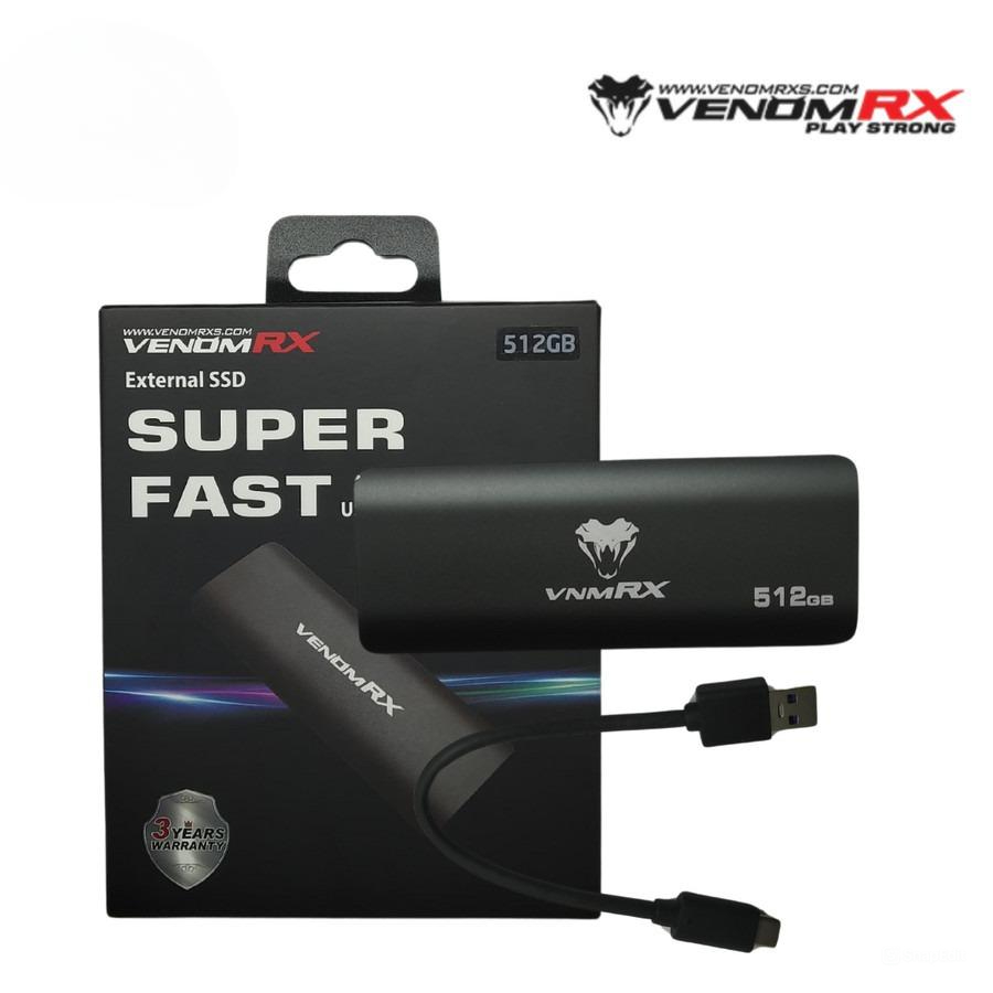 Jual SSD External VenomRX Super Fast 512GB External SSD USB3.2 Gen 2 Garansi 3 Tahun | Shopee ...