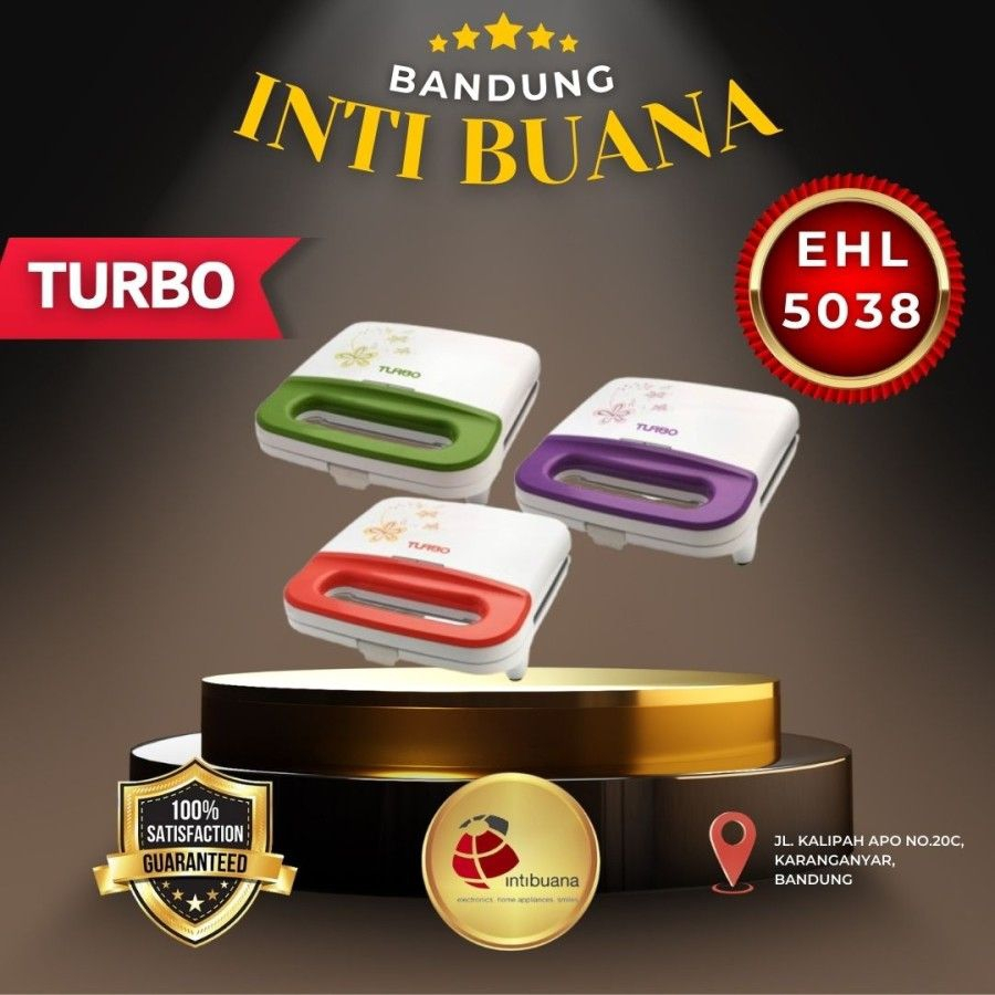 Jual Turbo Sandwich Maker / Pembuat Sandwich EHL5038 Original | Shopee ...