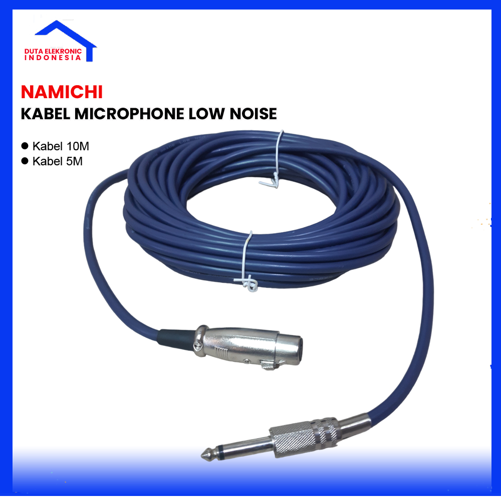 Jual Namichi Kabel Mic Microphone Kabel High Grade Low Noise 3 Pin XLR ...