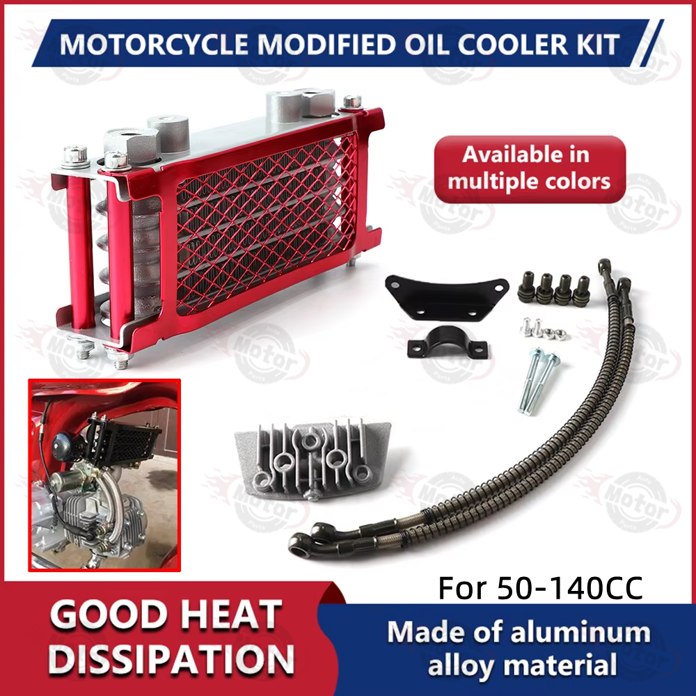 Jual Oil Cooler Motorcycle With Mounting Bracket Oil Radiator Kit ...