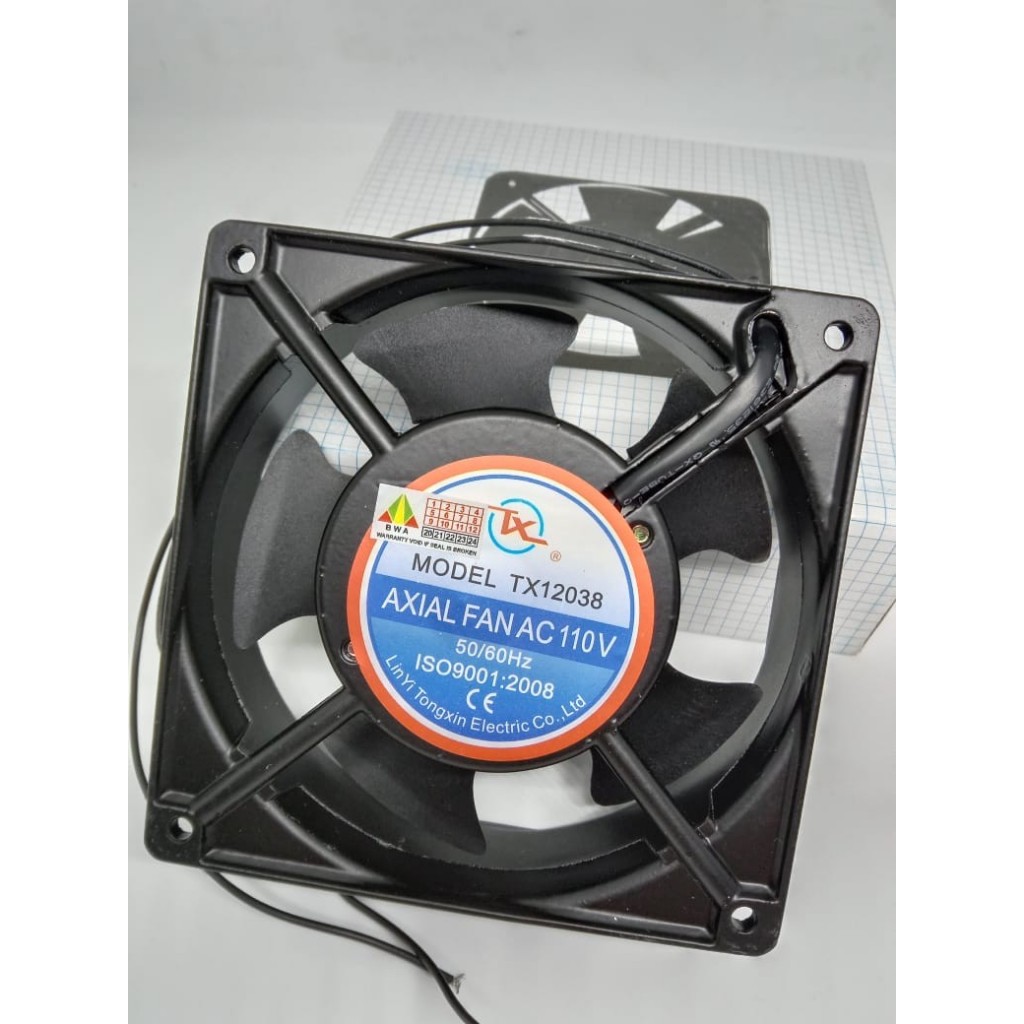 Jual Industrial Blower / Cooling / Exhaust Fan 4 Inch 110V Brass Sleeve ...